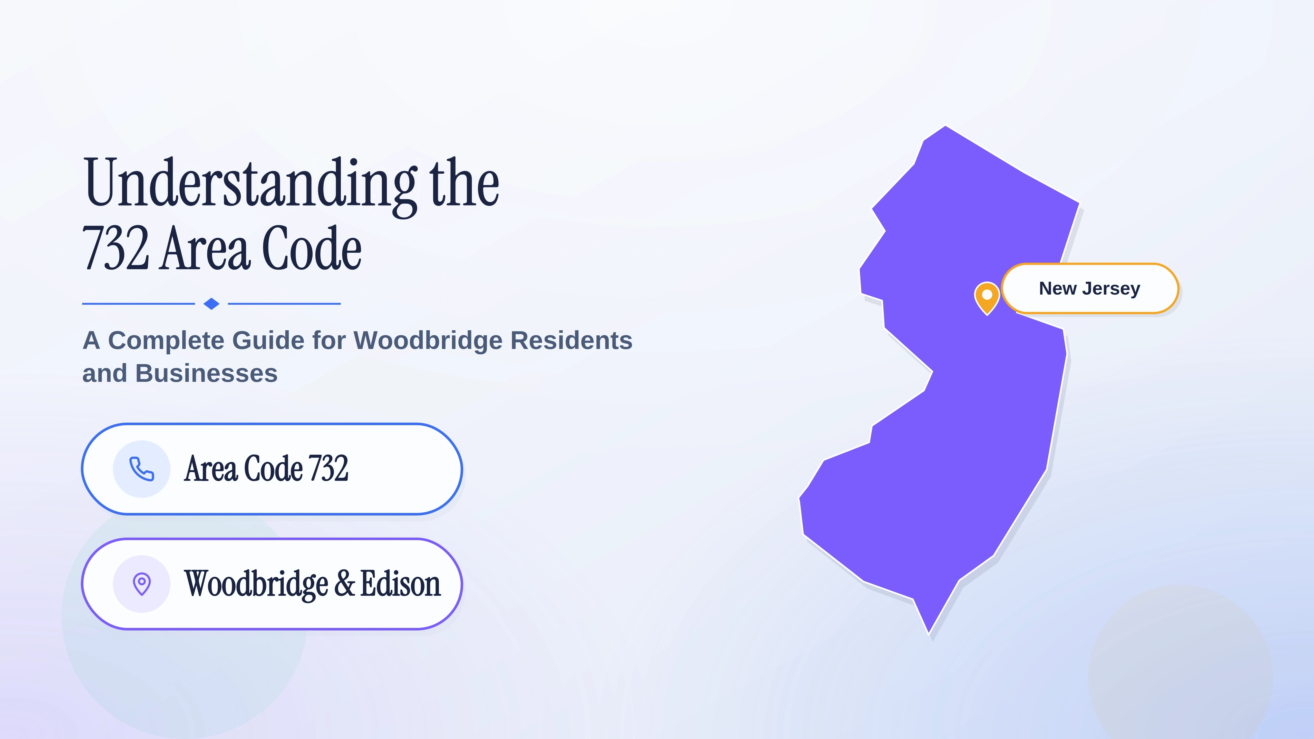 732 Area Code Guide: Woodbridge & Central New Jersey